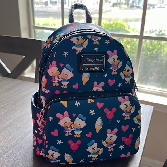 Loungefly | Bags | Disney Donald And Daisy Loungefly Backpack | Poshmark